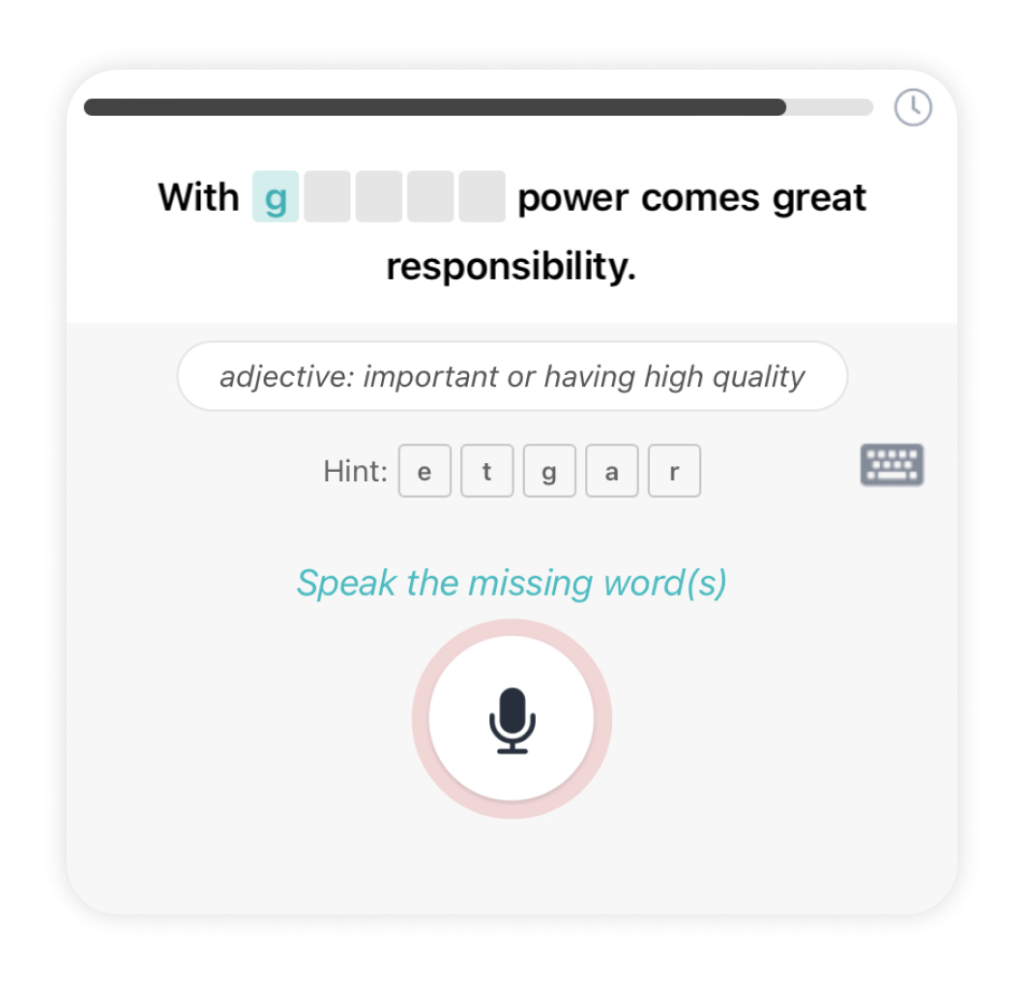 EnglishCentral’s Comprehensive Vocabulary Learning System