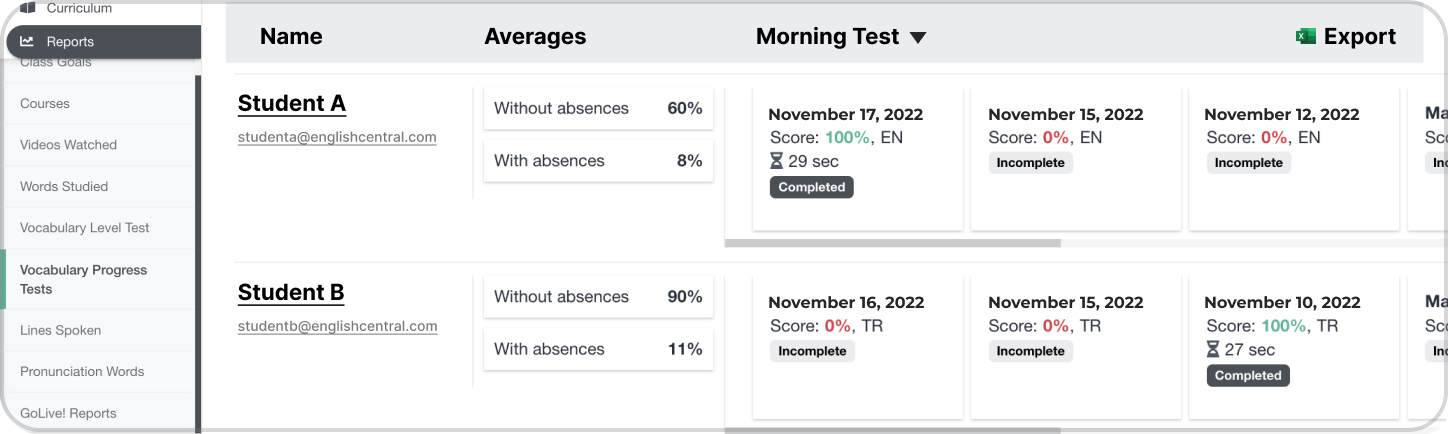 EnglishCentral’s Comprehensive Vocabulary Learning System