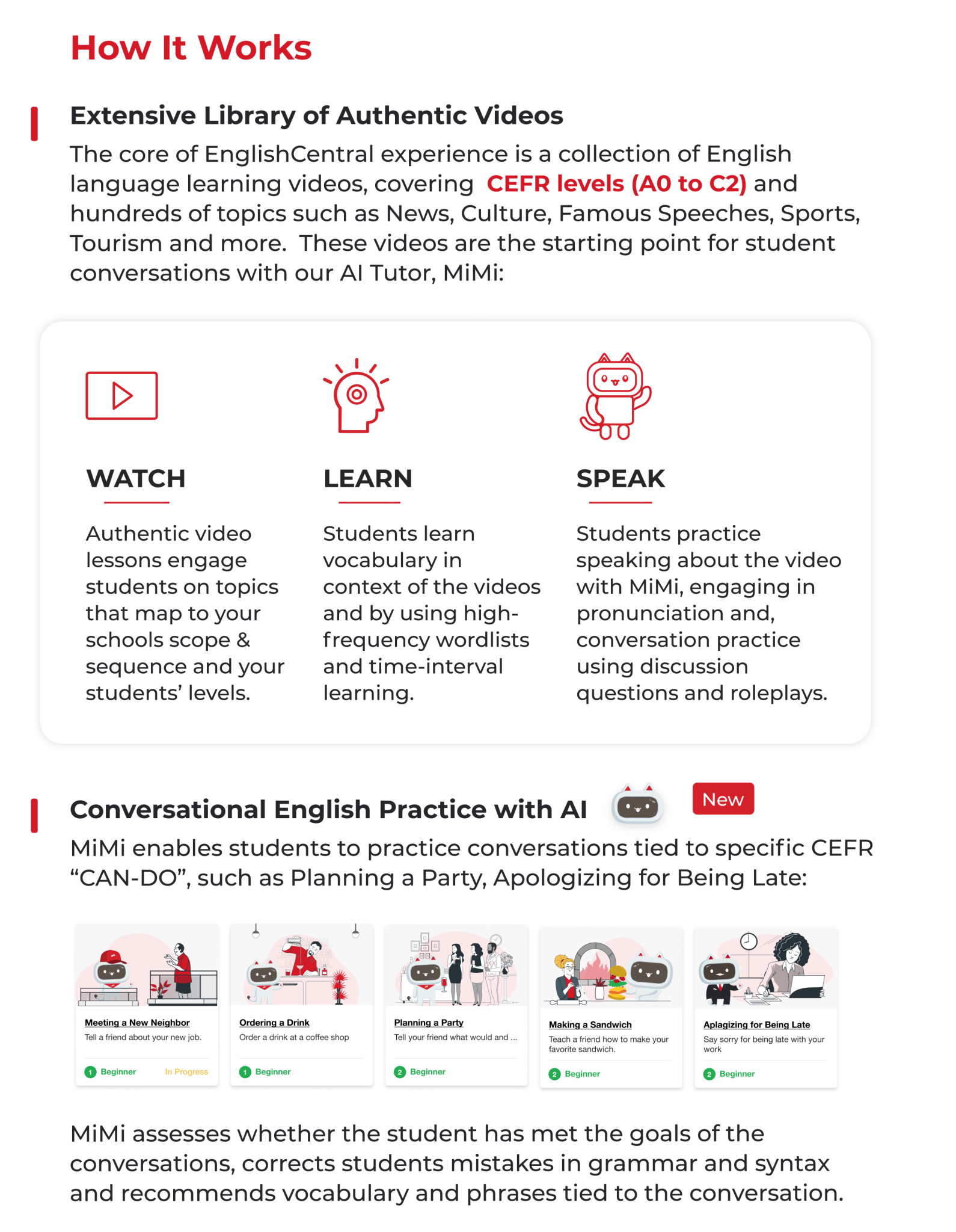 EnglishCentral’s AI Tutor, MiMi, Introduces AI Conference in Japan